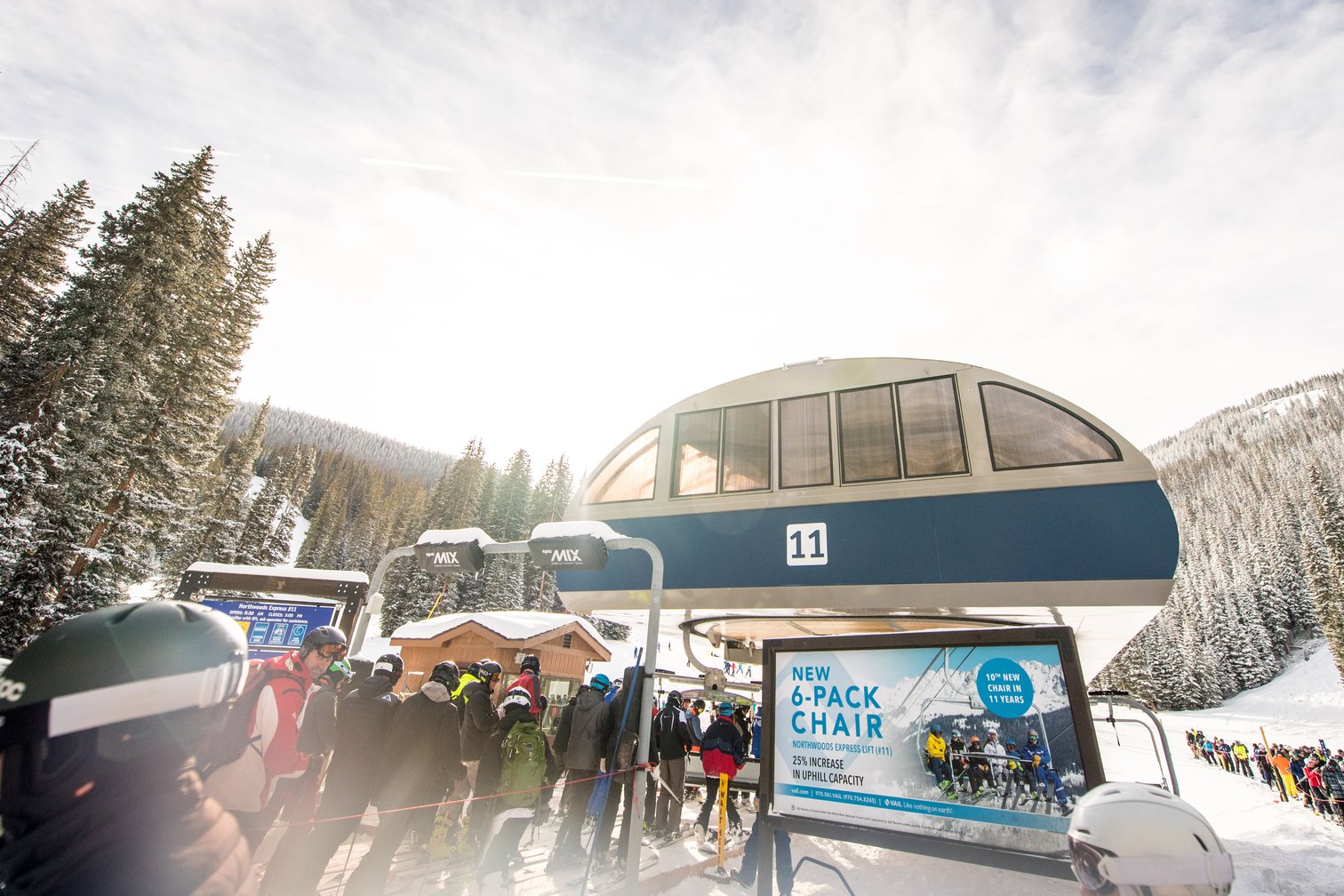 Vail's debuts new 6-pack Northwoods Chair 11